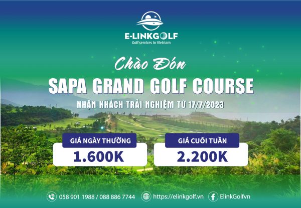 Giá sân golf Lào Cai - Sapa Grand Golf Course tháng 5/2024